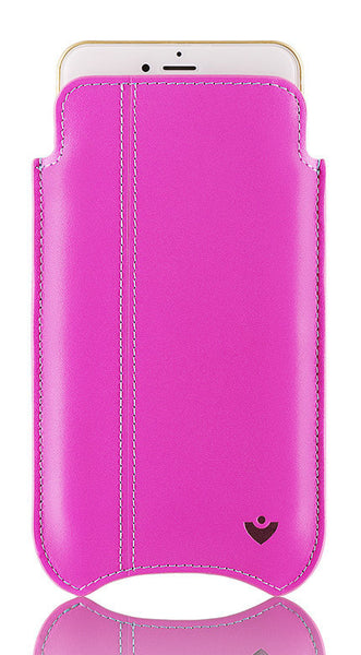 Buy Luxurious Pink Leather Case for iPhone 8 / 7 | Hot Pink | NueVue ...